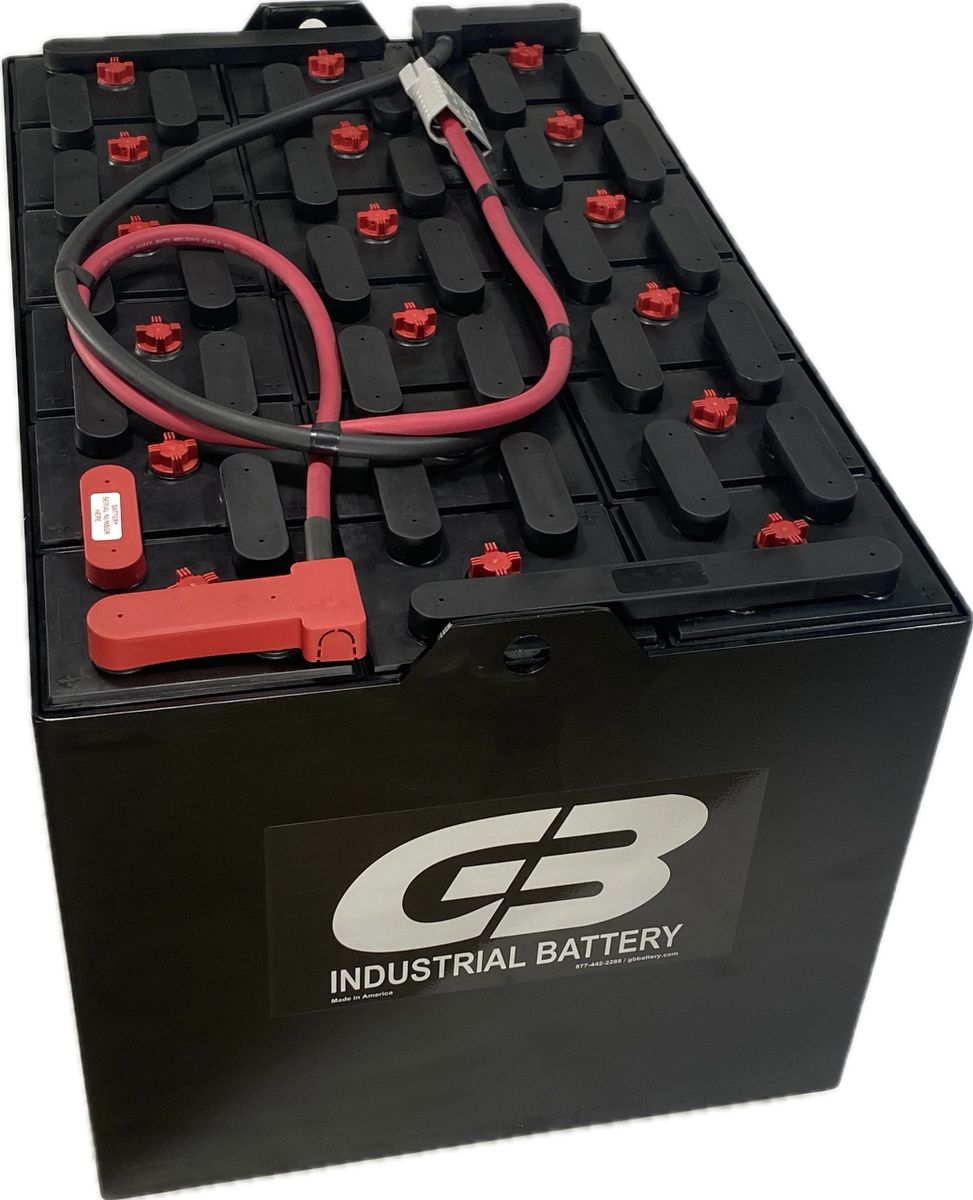 New 18-85-19 battery, 36 volt, 765AH. Available in 3 sizes.