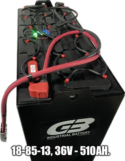 New 18-85-13 battery, 36 volt, 510AH