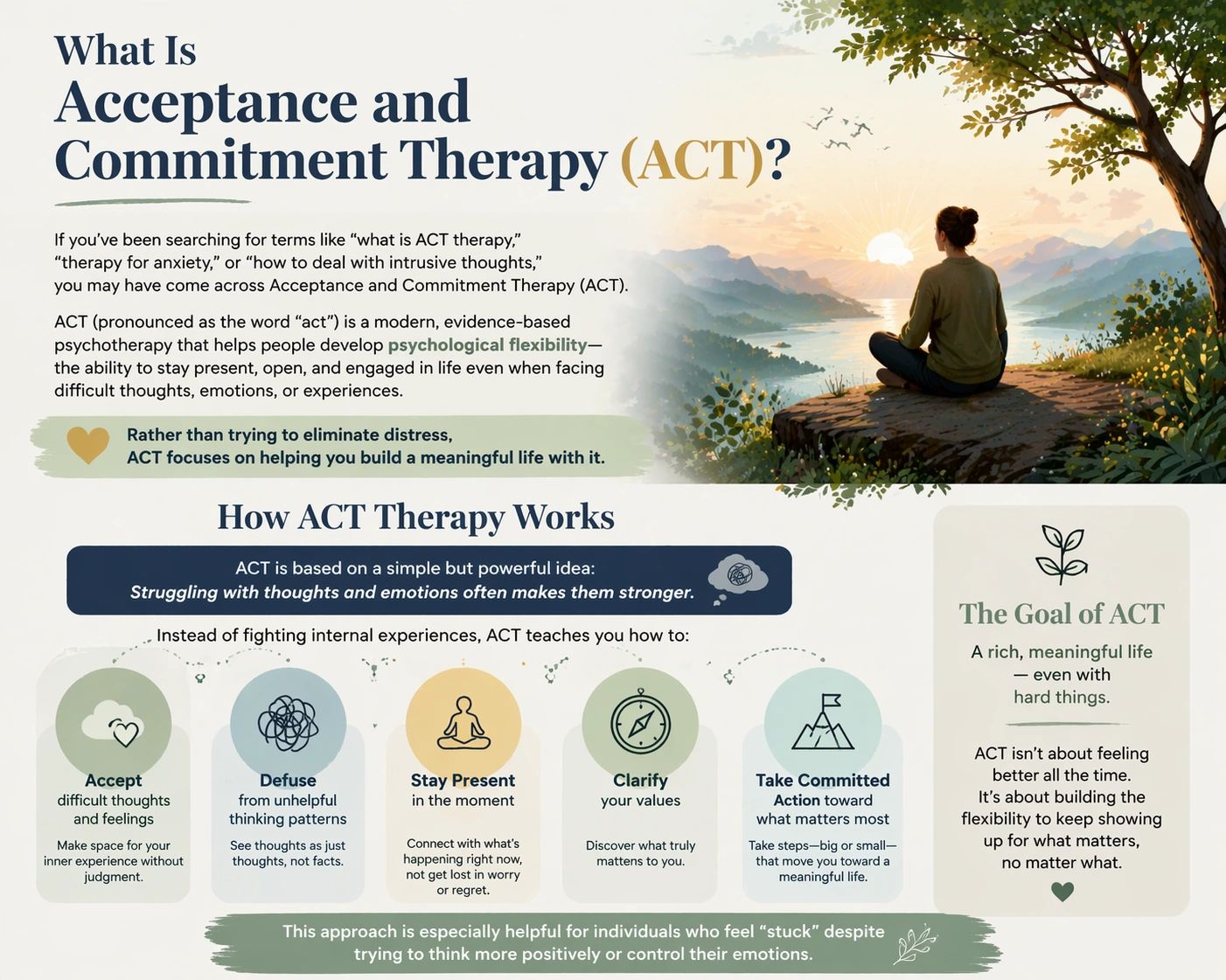 What Is Acceptance and Commitment Therapy (ACT)?