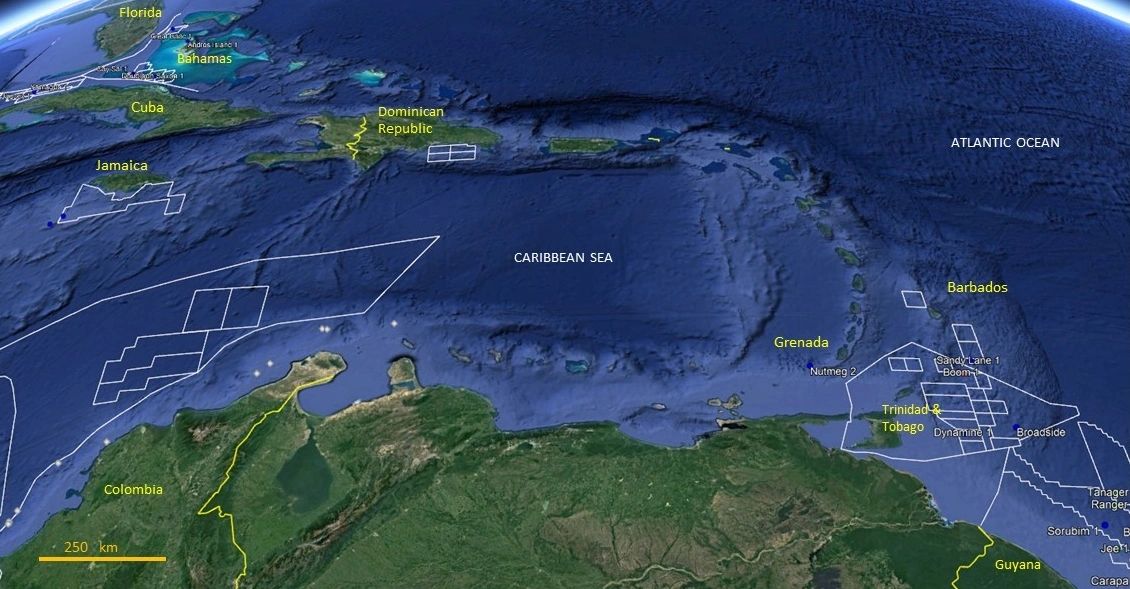 From beaches to barrels; circum-Caribbean oil and gas exploration