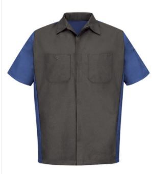 OCC SHORT sleeve Red Kap printed shirt (see size chart in photos ...