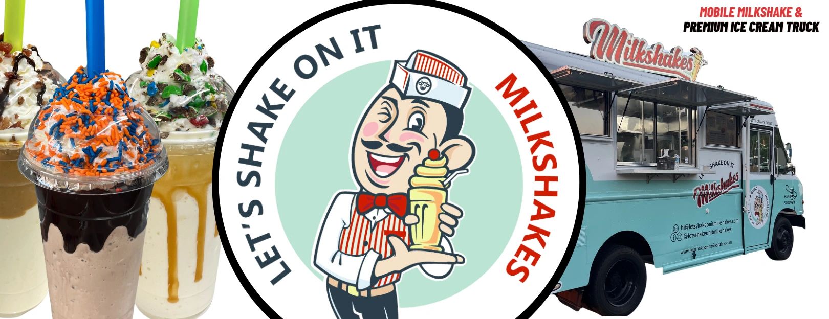 Delicious Milkshake Food Truck - Let's Shake On It Milkshakes