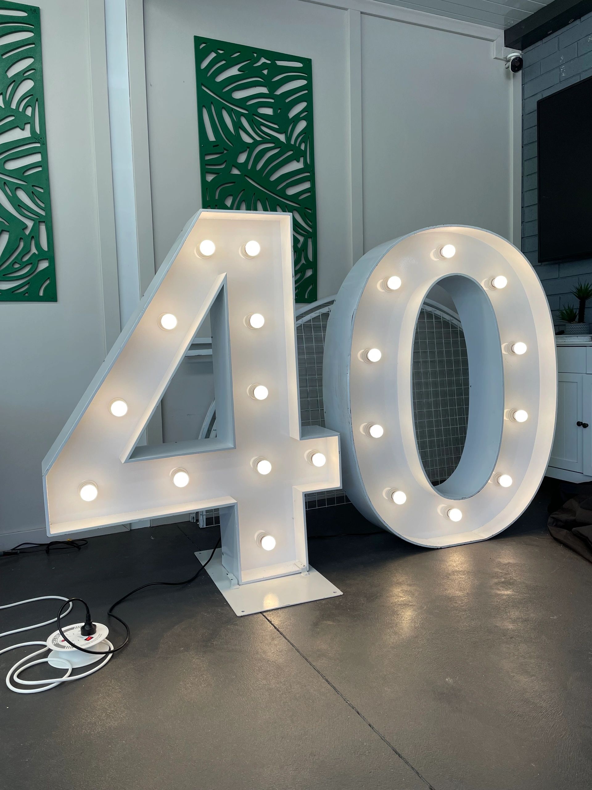 Light up numbers | Party Paradise