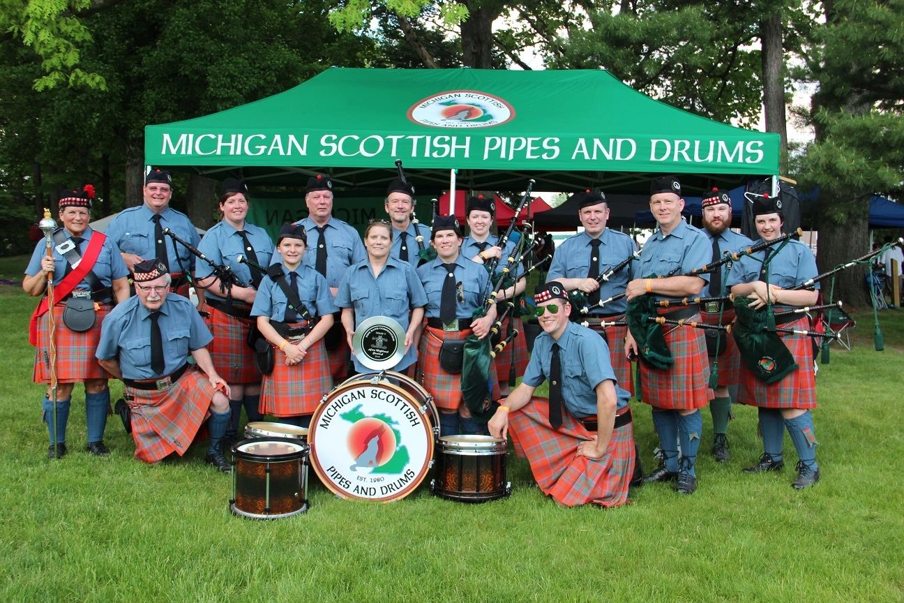Michigan Scottish Pipes and Drums | Bagpipe Band for Hire