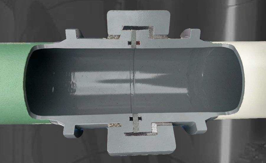 Pipeline Weld End Insulators. Monolithic Isolation Joints.