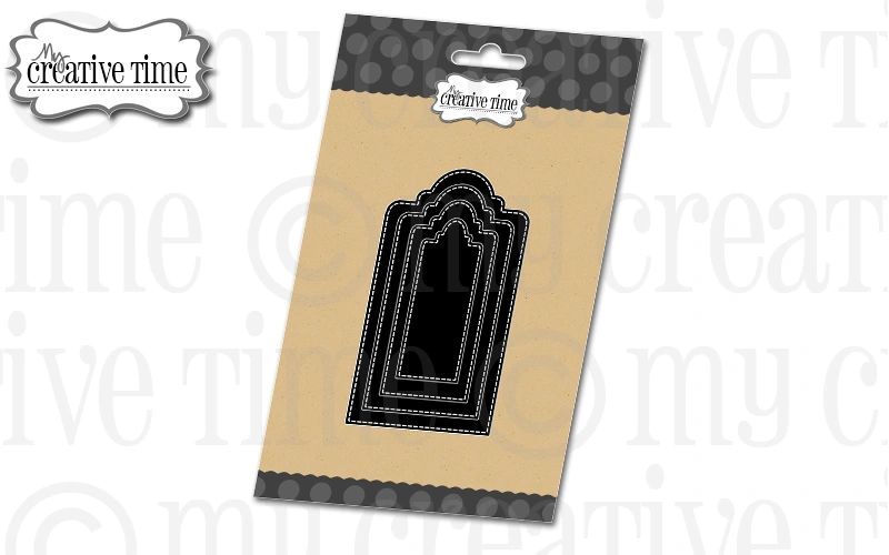 Tall Tag Frame Die Layers