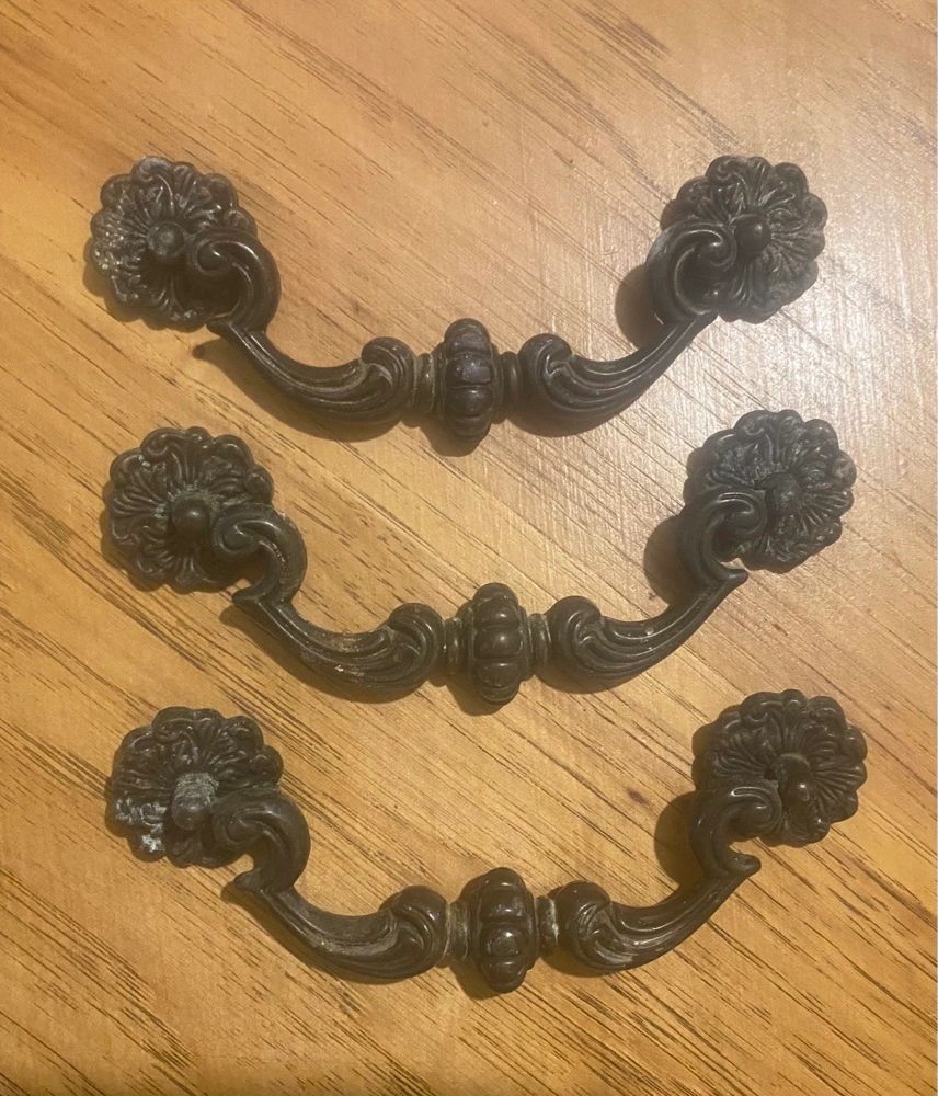 3 Iron Renaissance Style Swan Necks