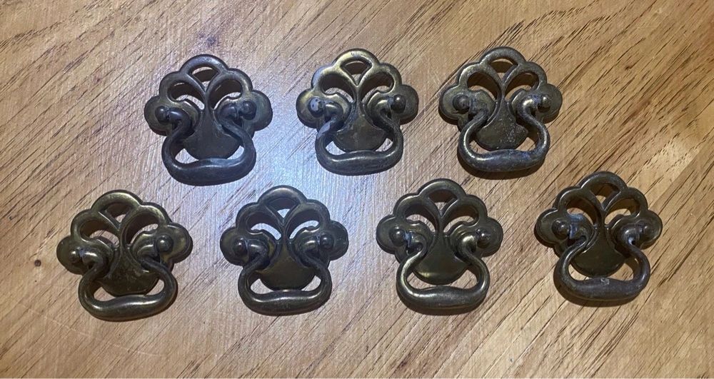 12 Brass 80’s Ring Pulls