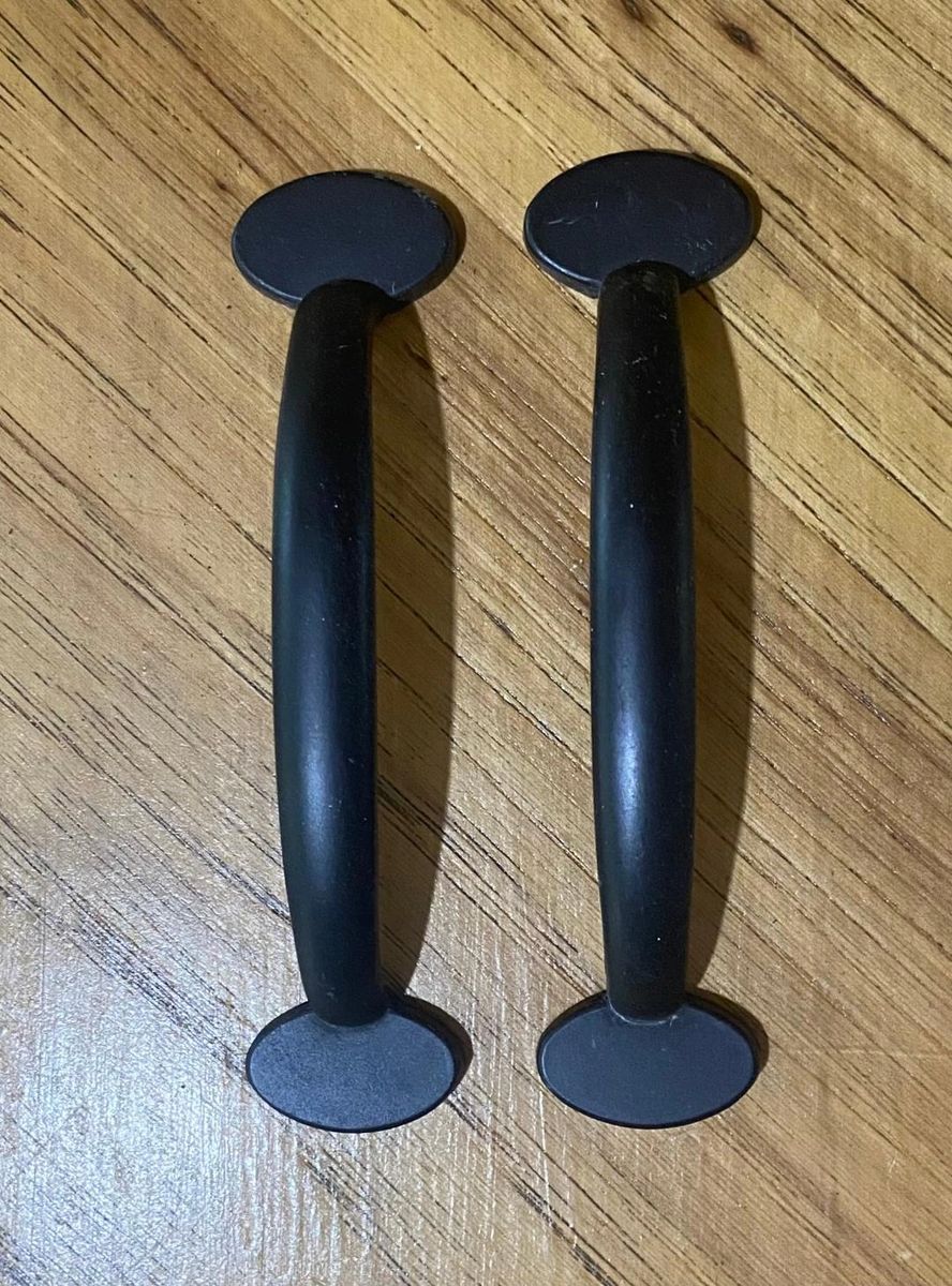 4 Charcoal Color Industrial Cabinet Pulls