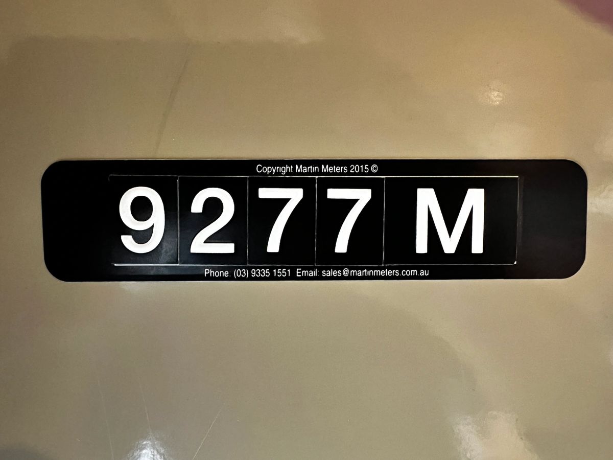 3 Piece CAR/SUV Tactile Door Number Decals- Pre-Assembled