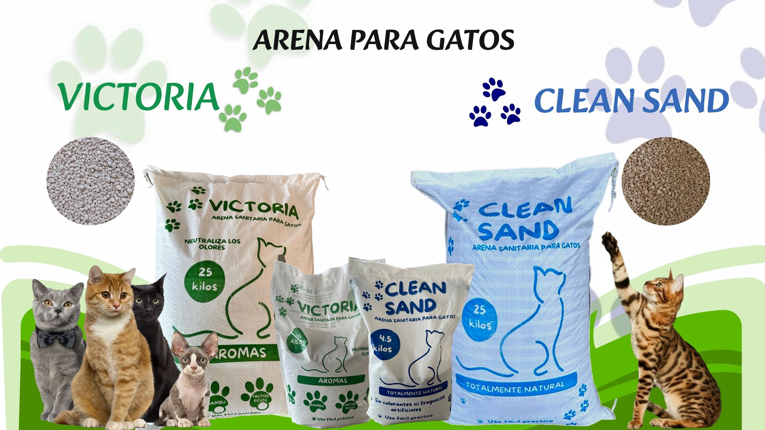 Arena Para Gatos - AGROPECUARIA HERAC SAS