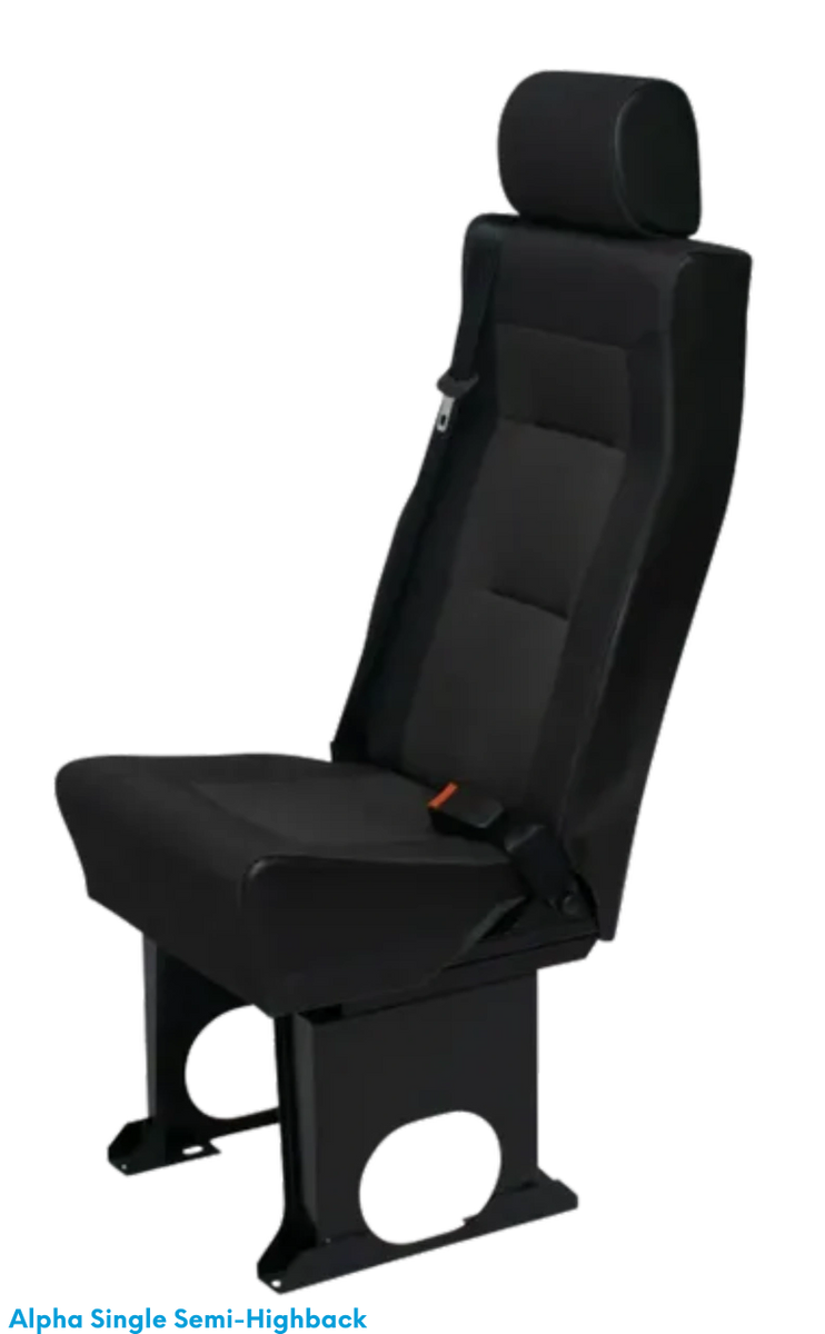 Alpha Single Semi-Highback Passenger Seat