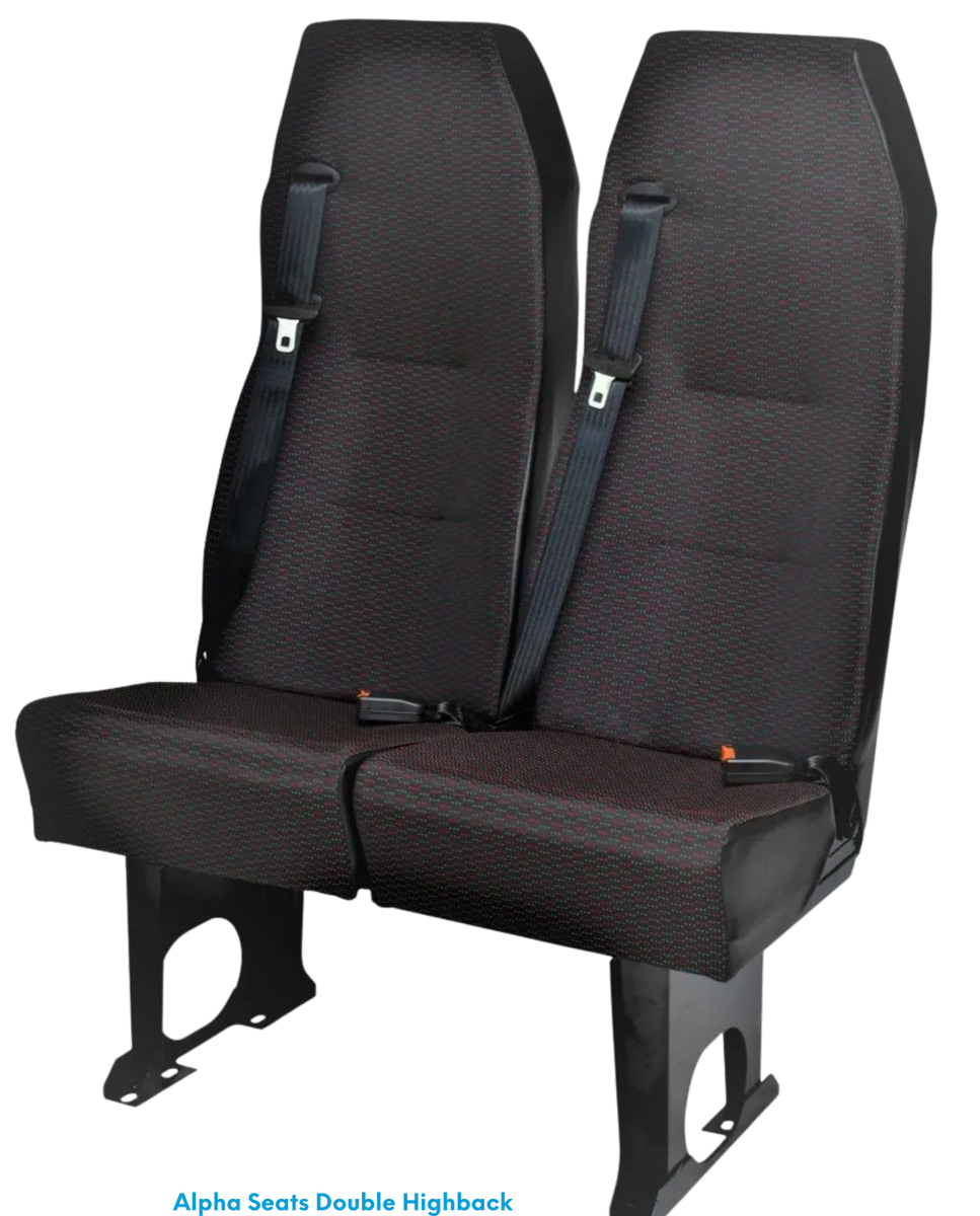 Alpha Double Highback Passenger Seat