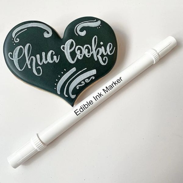 White Edible Dual Tipped Chalkboard Marker