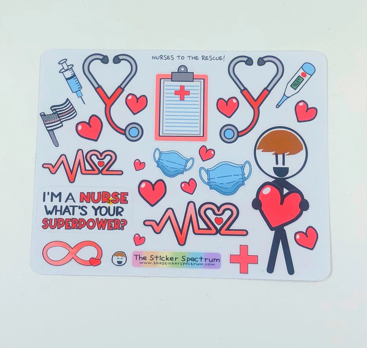 Nurses To The Rescue! - Stickers For A Cause