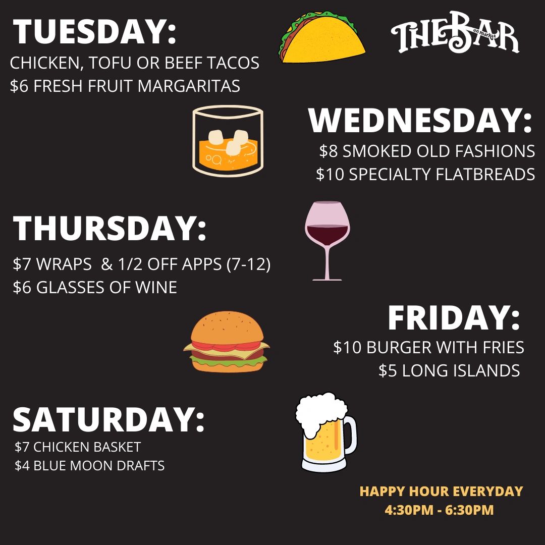 Weekly Bar Specials