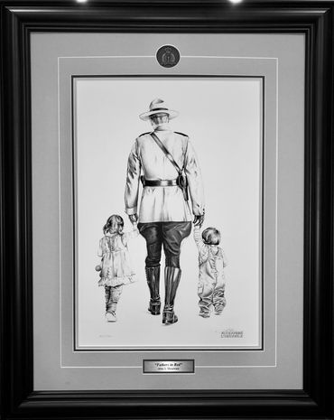Mounted Police Art - Art, Rcmp, Frame | Mounted Police Art