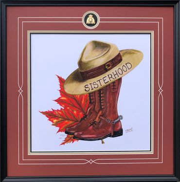 Mounted Police Art - Art, Rcmp, Frame
