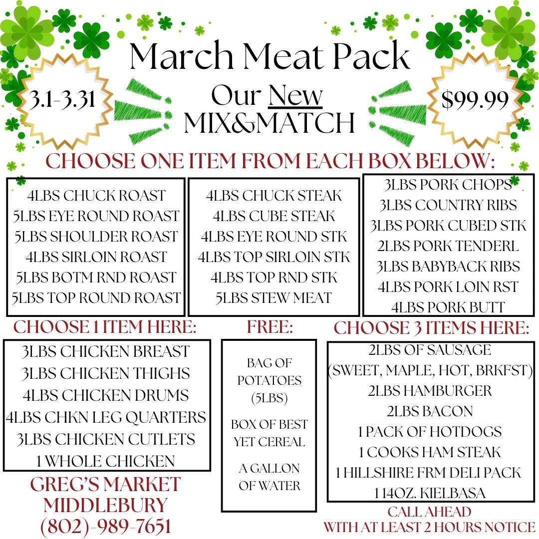 Greg's Market - Custom Meat, Groceries, Deli, Produce, Local Food