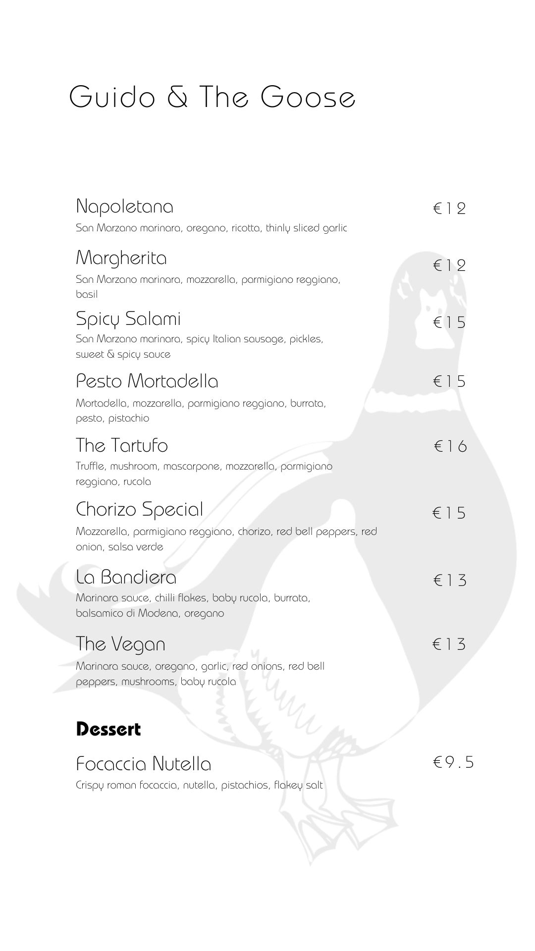 Indulge in Italian pizza at Guido and the Goose, your local Nicosia ...