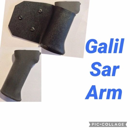 Fin grip featureless grip Galil Sar Arm 308 223 7.62 California grip ...