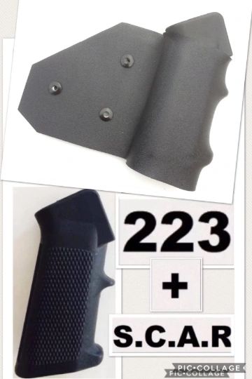 Fin grip featureless grip A2 Ar 15 223 California grip wrap kydex wrap ...