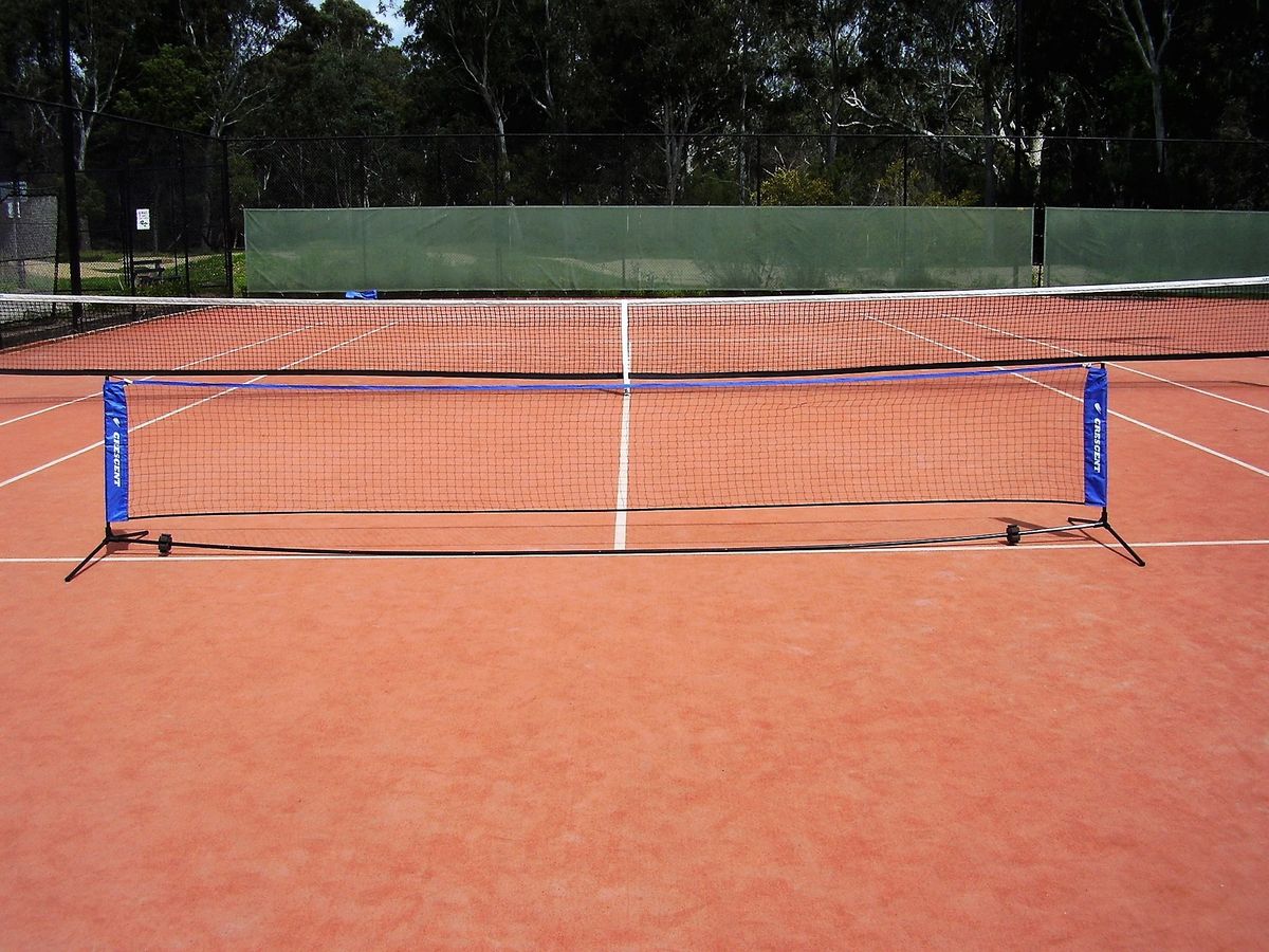 NEW HOT SHOTS STYLE PORTABLE TENNIS MINI NET & FRAME FOR AGE 2-8 YRS (5 ...