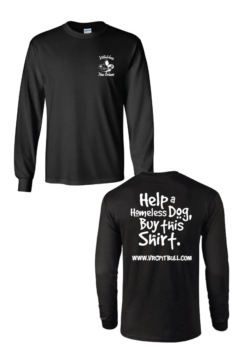 Apparel- Help a Homeless Dog Long Sleeve Shirt