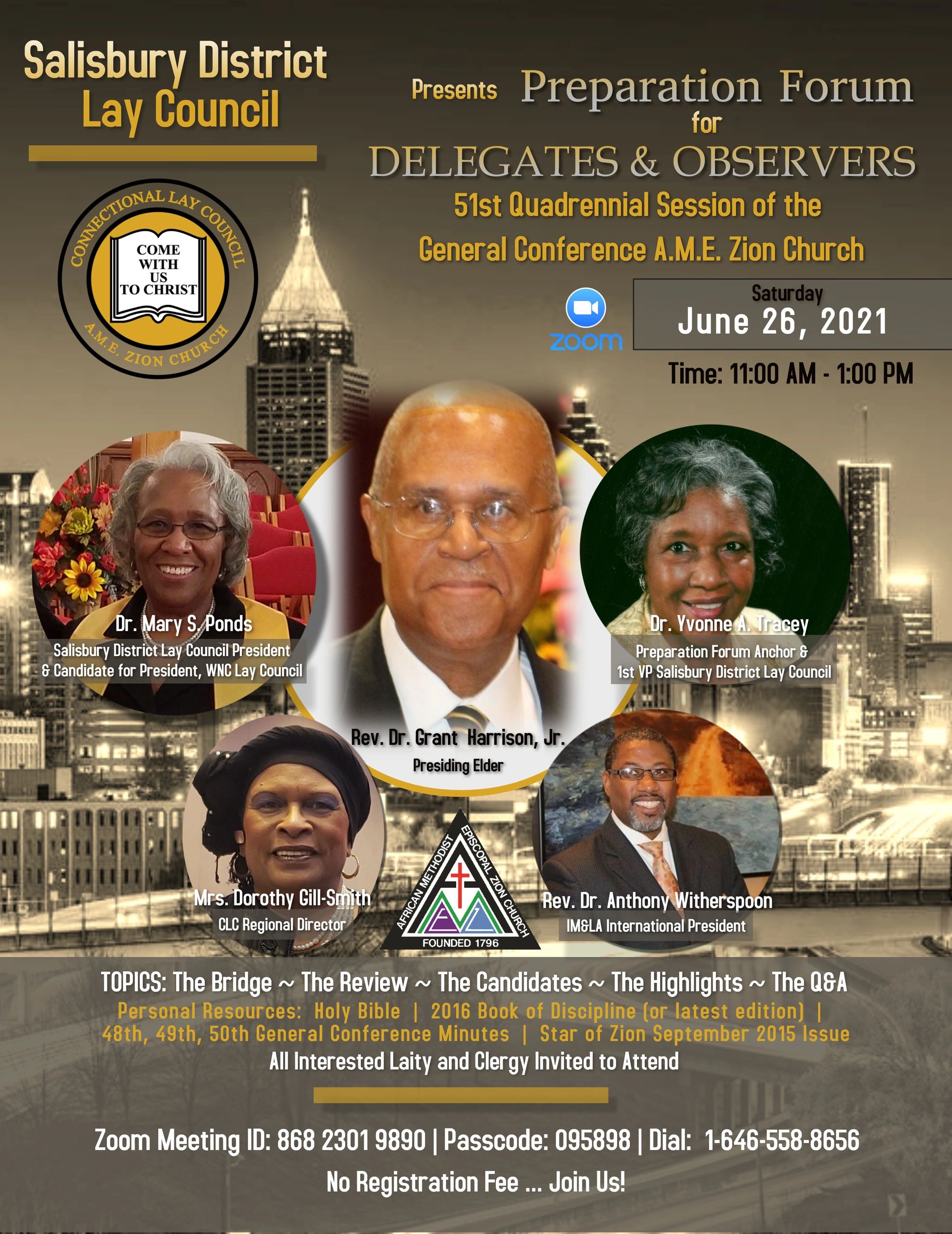 District Lay Council Preparation Forum for Delegates & Observers