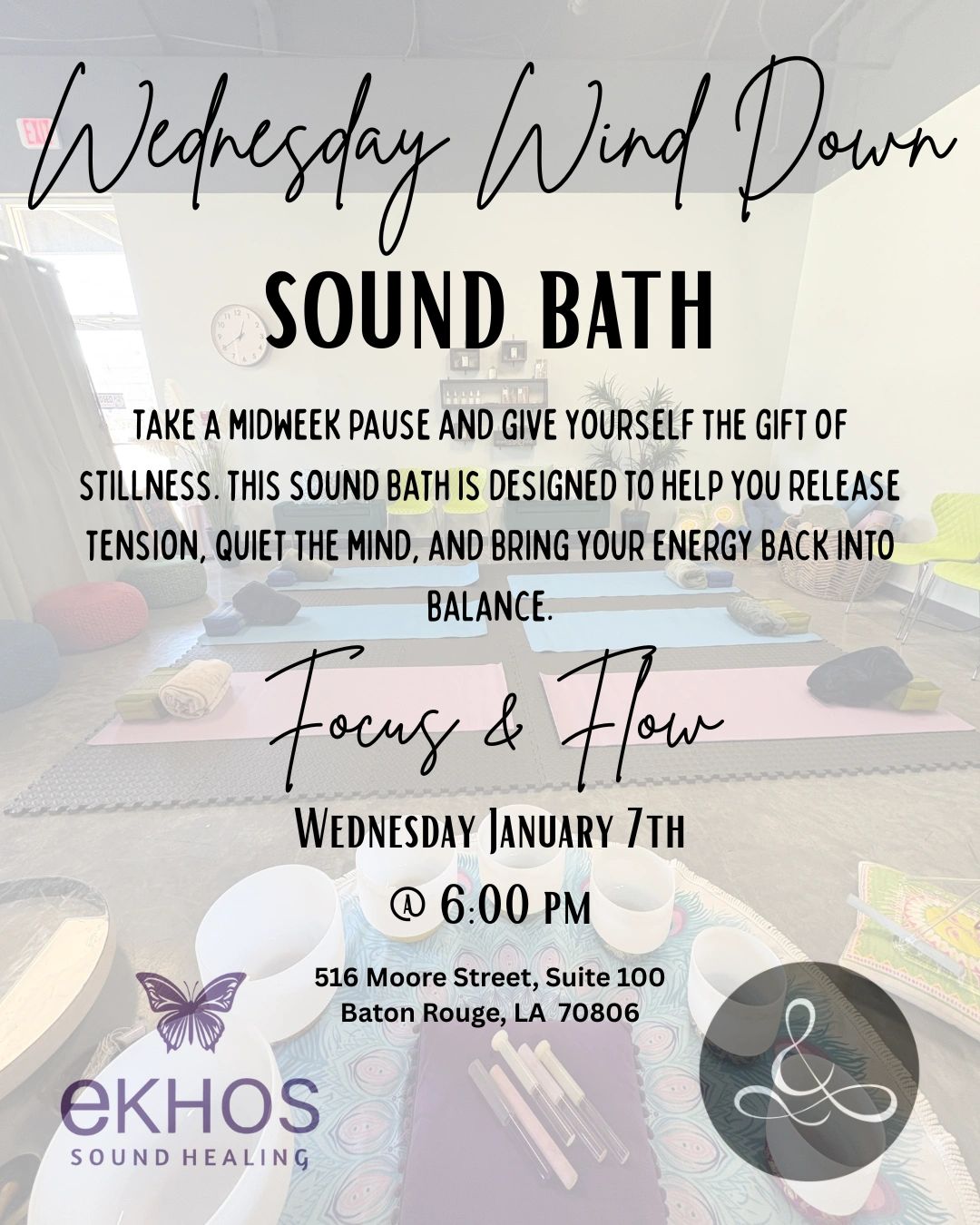 Wednesday Wind Down - Sound Bath w/Ekhos Soundhealing
