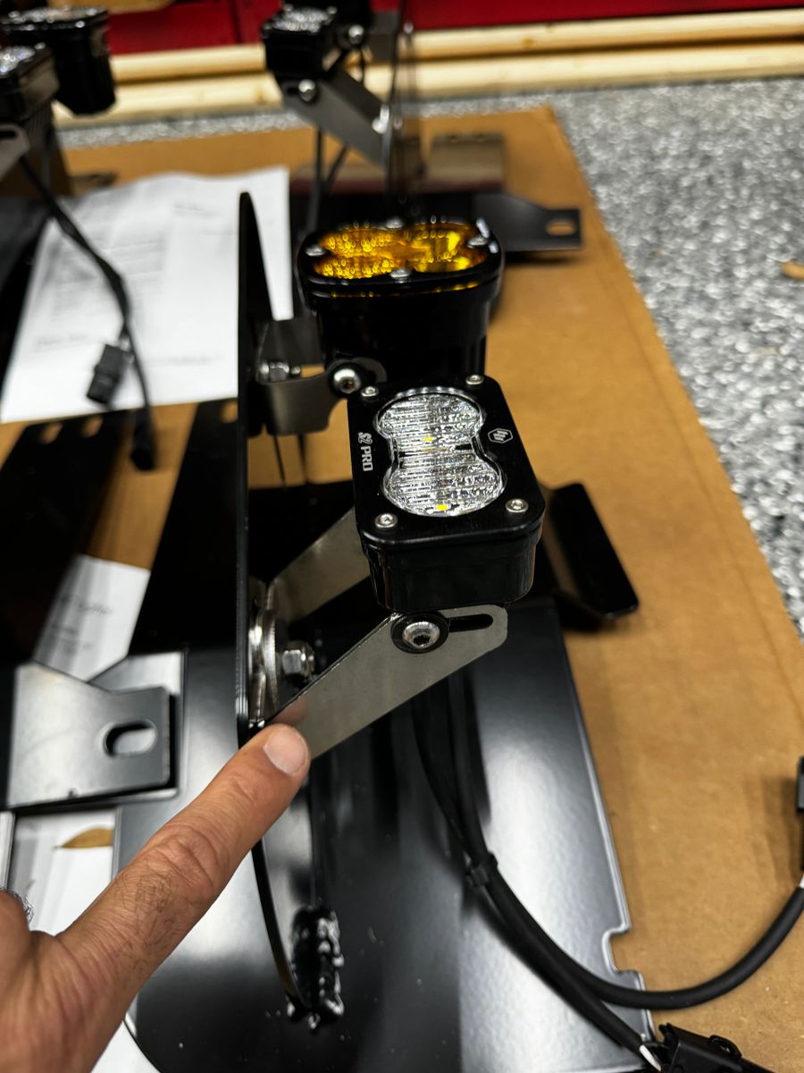 23-25 SD Fog kit Uprights ONLY - SPECIFY LIGHT TYPE AT CHECK OUT