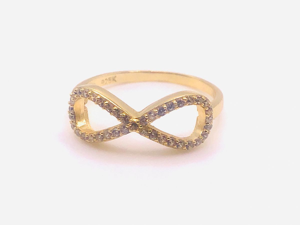 Infinity ring - gold