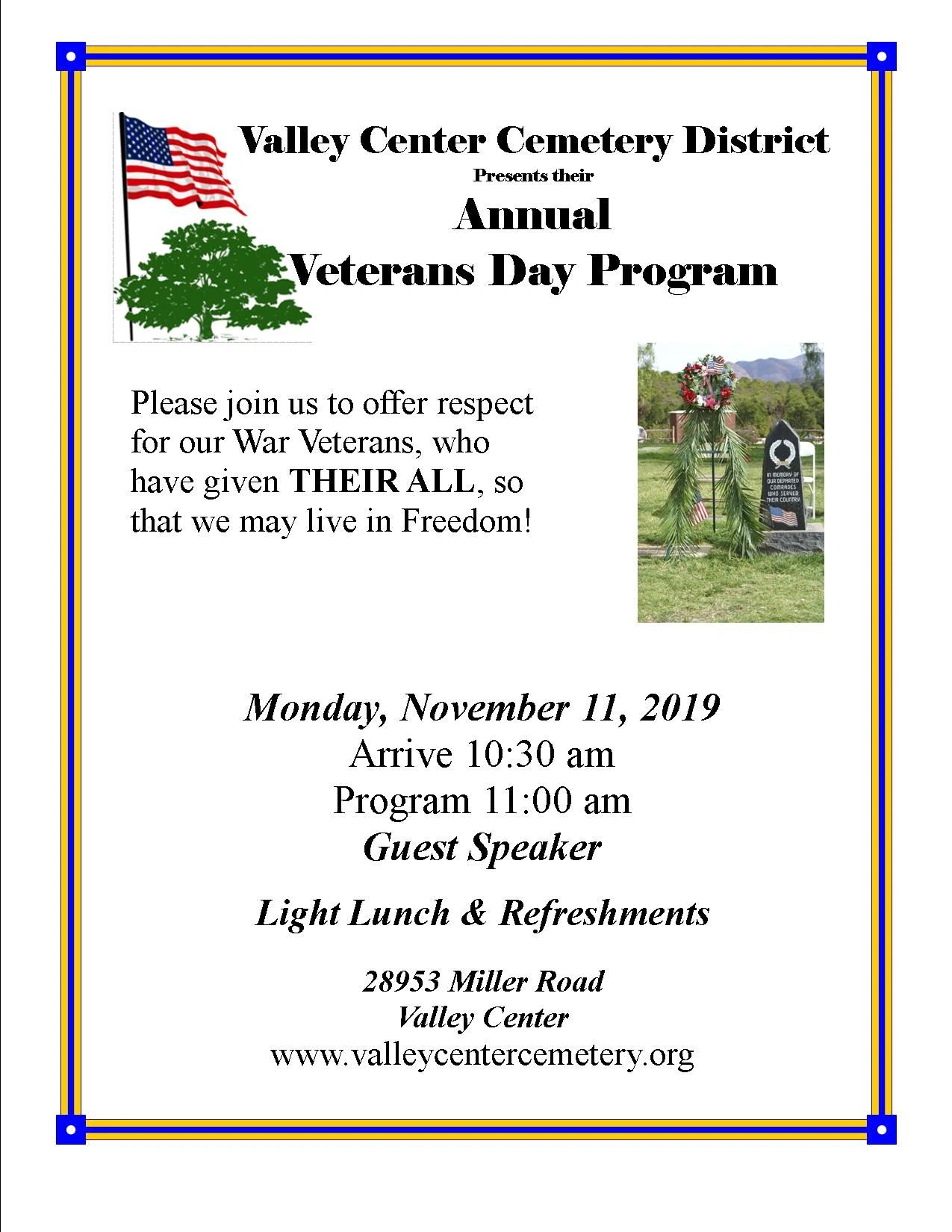 Our Pricing Guide | Valley Center Cemetery