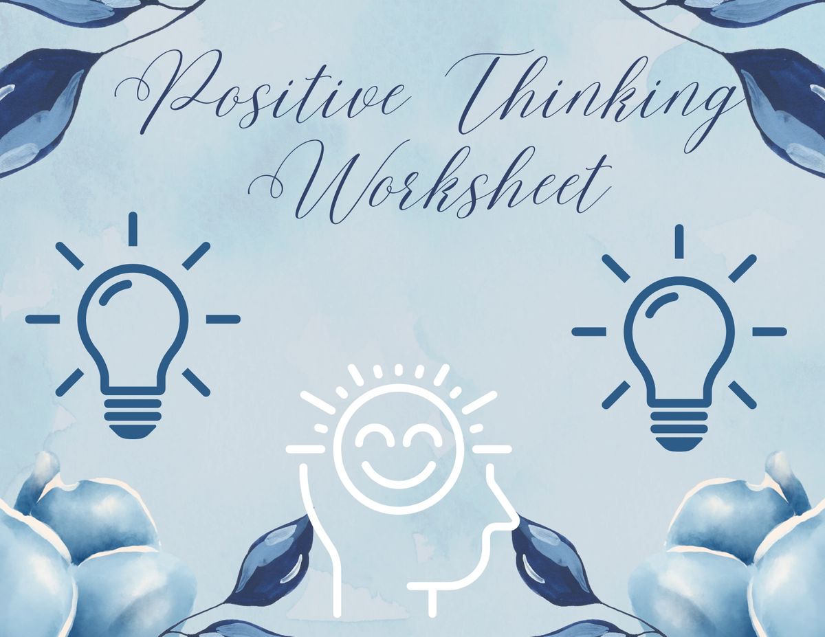 Positive Thinking Worksheets