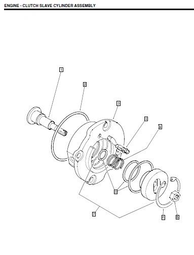 Clutch Slave Cylinder Assembly