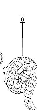 4399 0009 : Gear, Output 4th