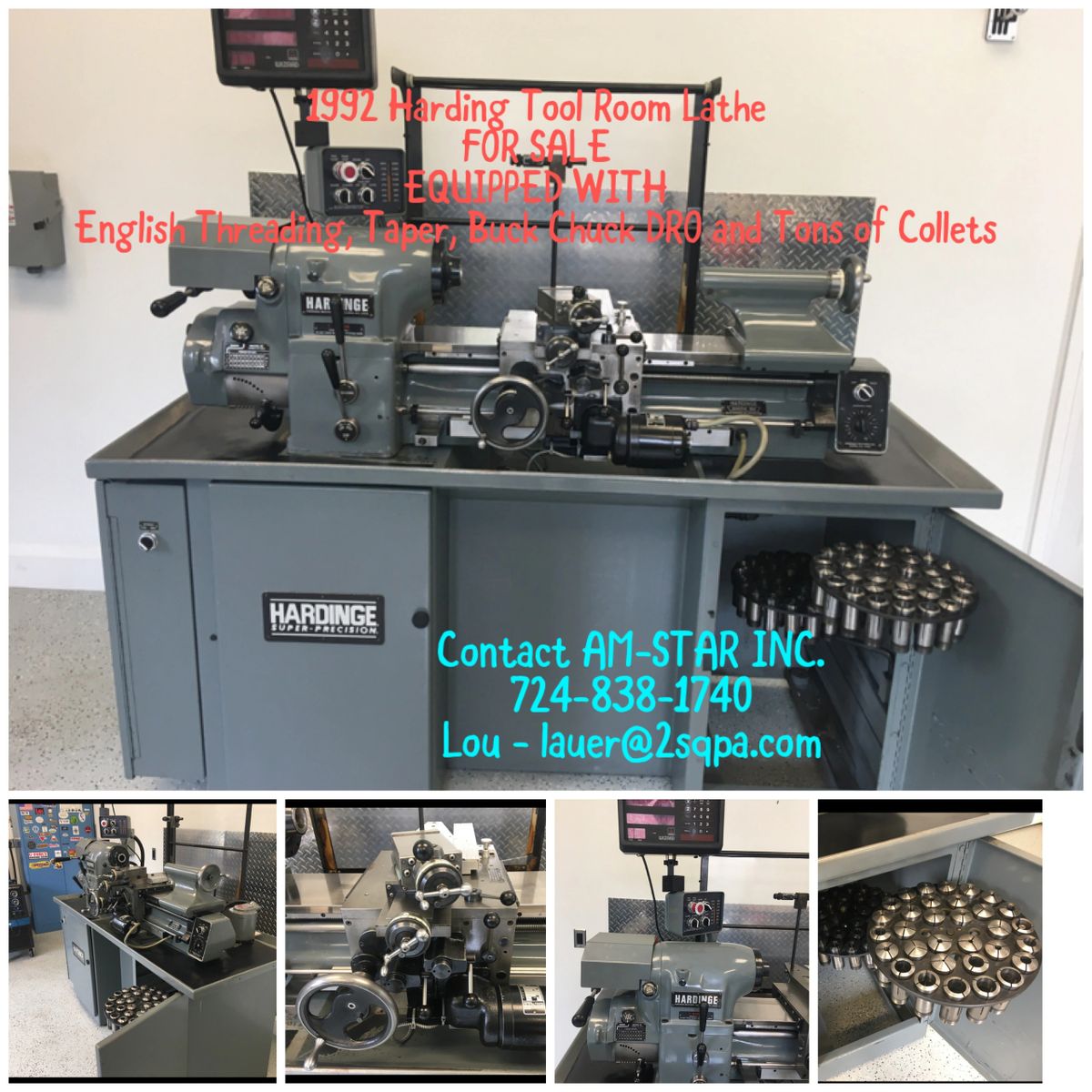 Harding Tool Room Lathe