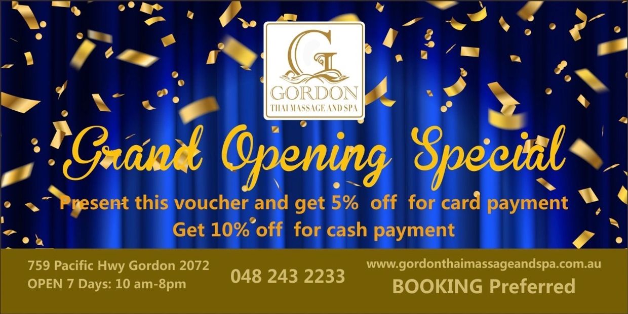 Relax and Rejuvenate with a Massage at Gordon Thai Massage and Spa