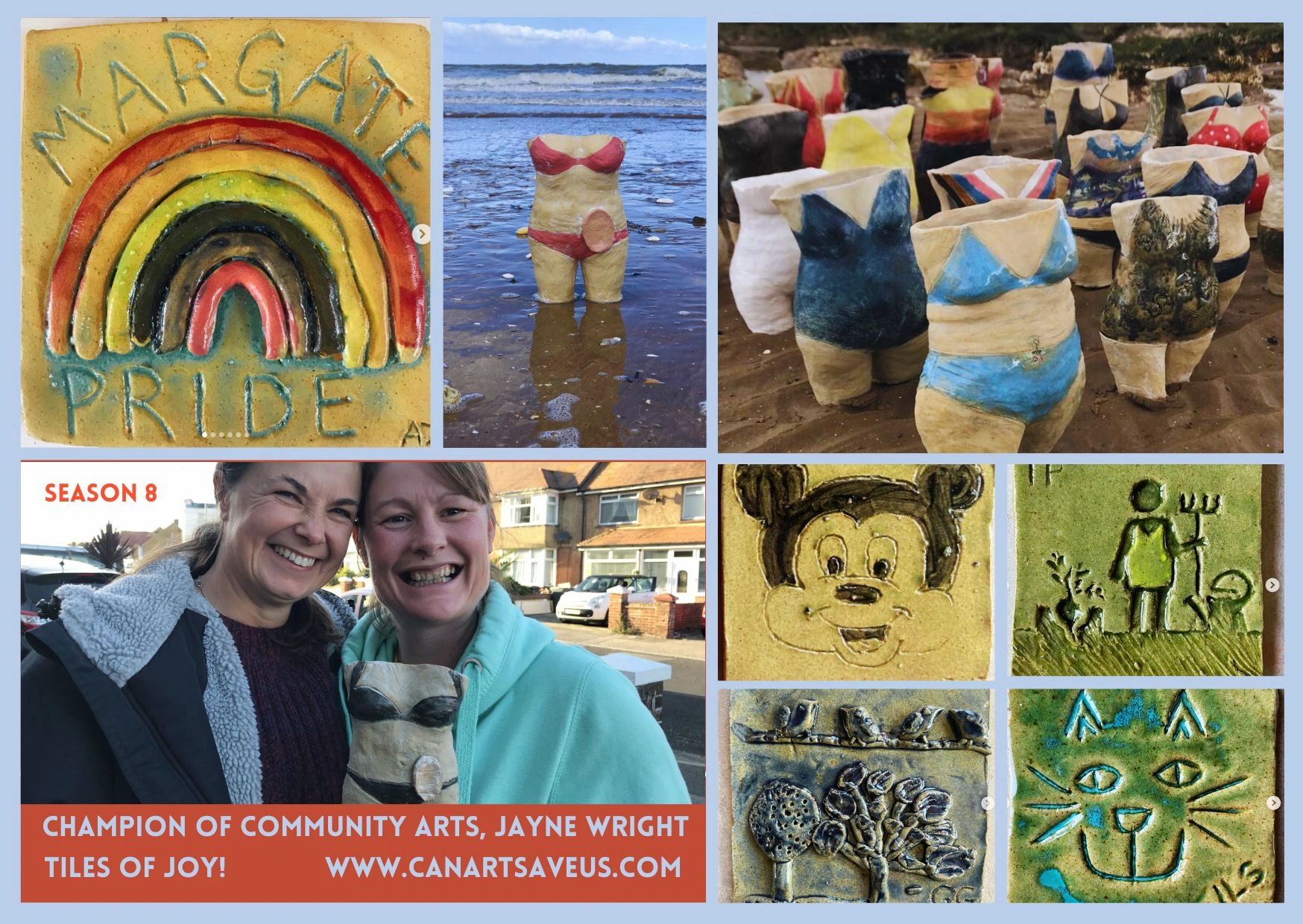 Jayne Wright, Tiles Margate in Joy! Season 8