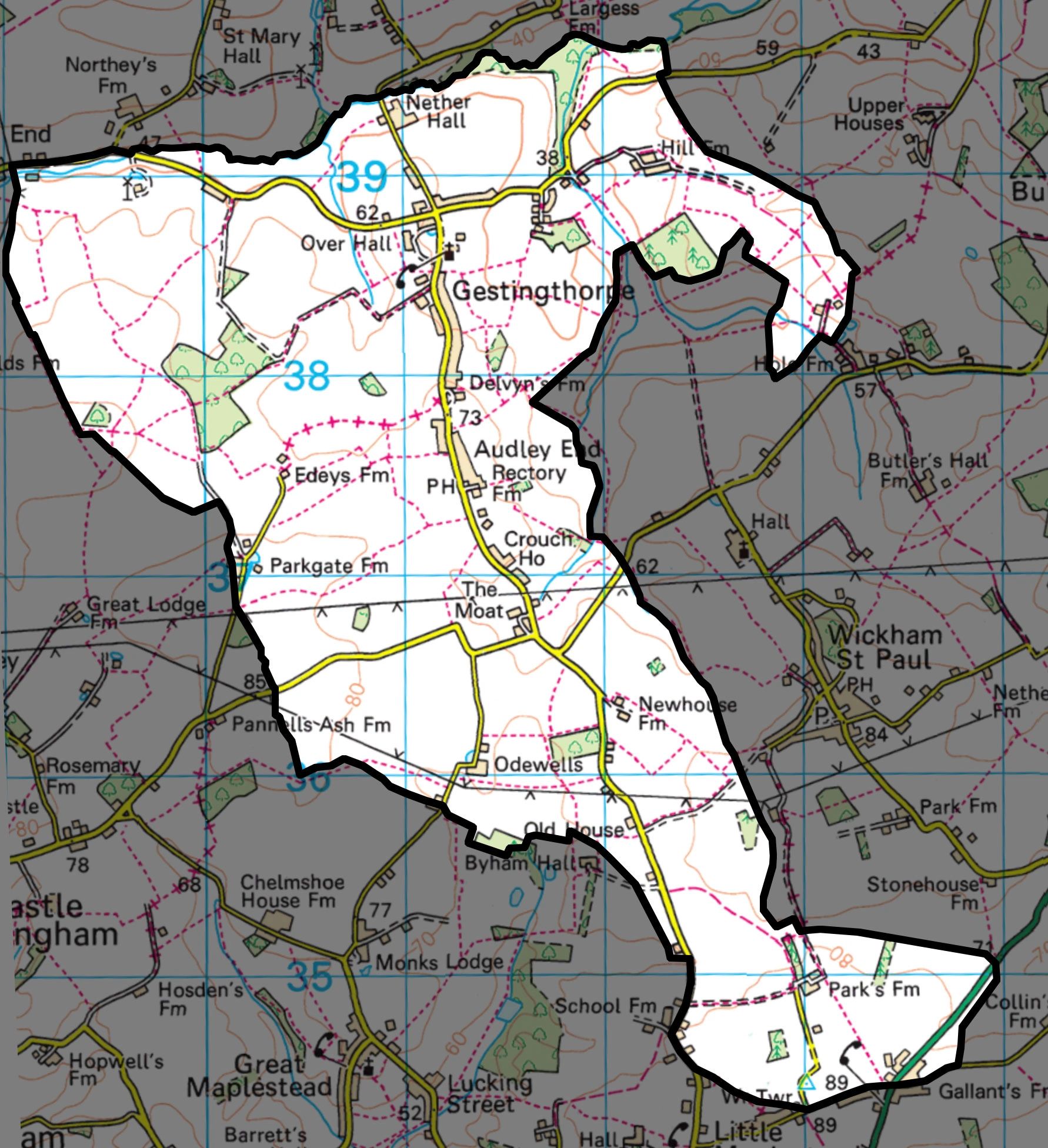Beating the Bounds in 1823