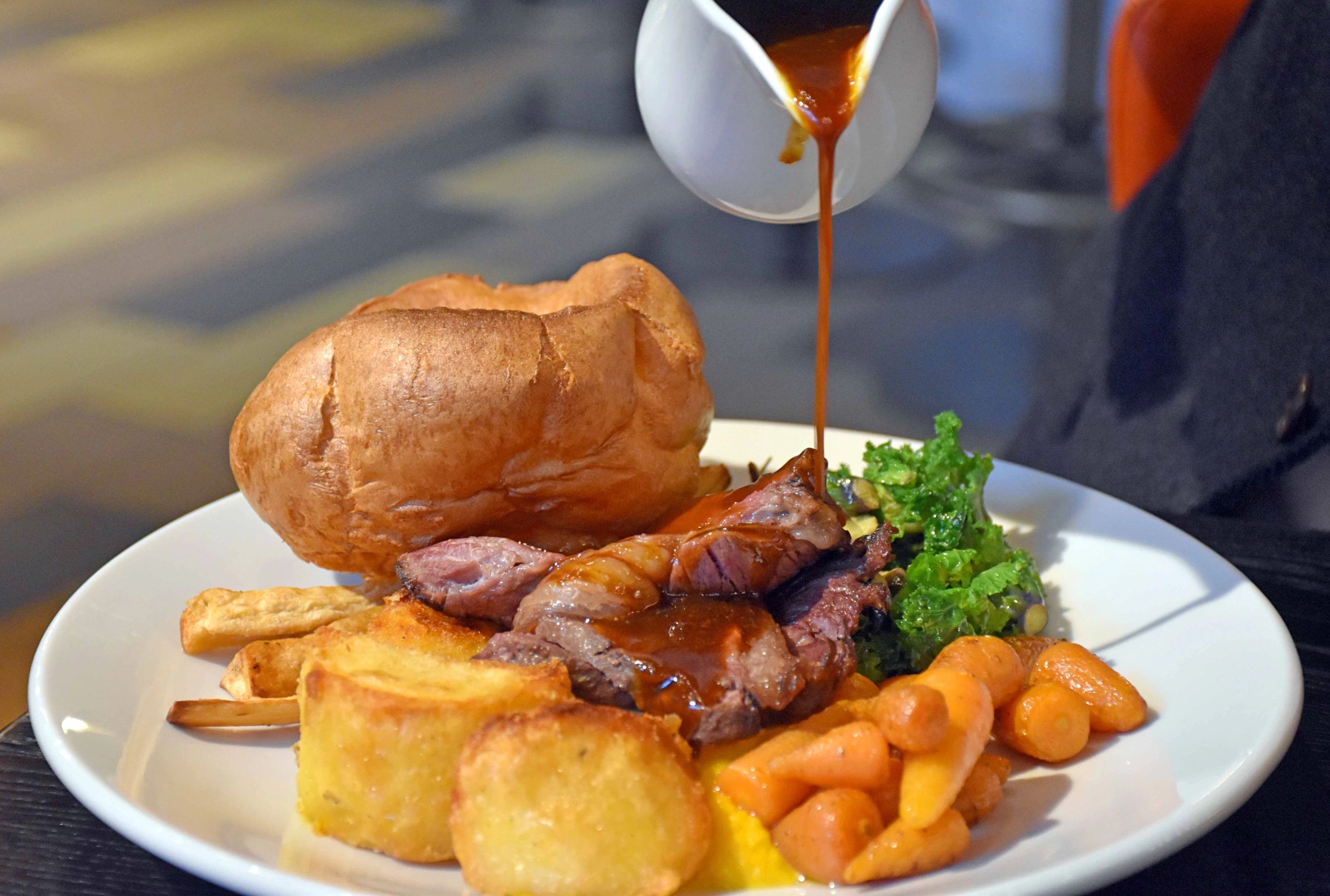 The traditional Sunday roast.