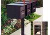 Steel mailboxes are sturdy, can be bent, but not lose its own design ...