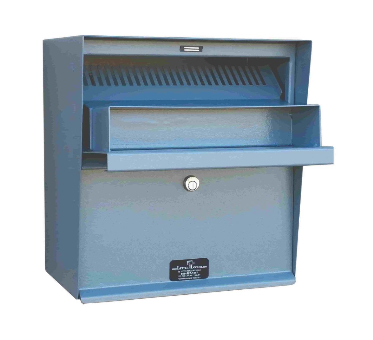 Horizontal Wall Mount Stainless Steel Letter Locker mailbox