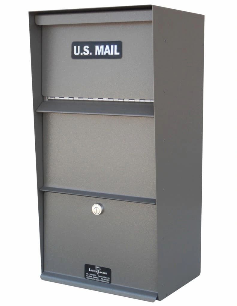 Vertical Wall Mount Steel Letter Locker mailbox