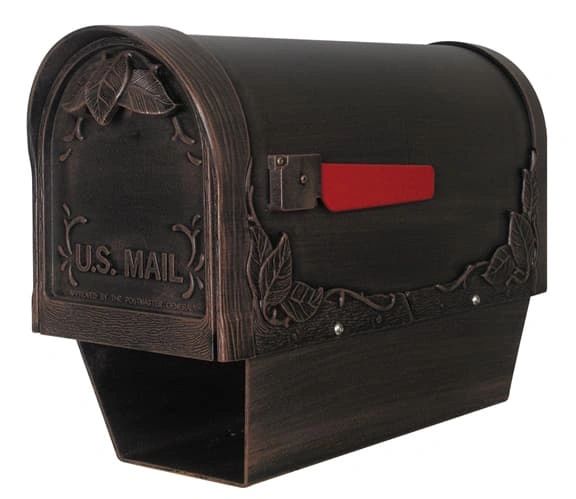 Floral Mailbox with Newspaper Holder