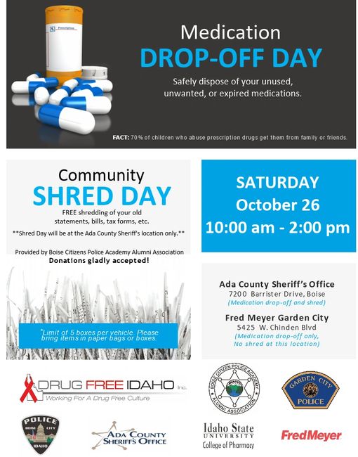 Drug Take Back Day Flyer | DrugFree Idaho, Inc.