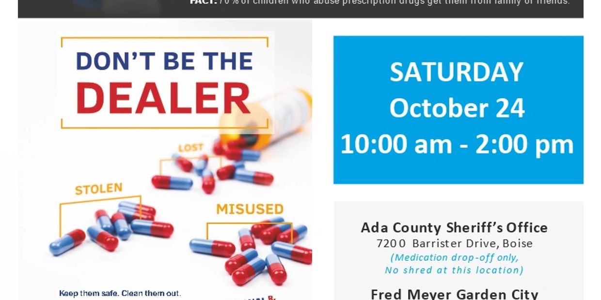Drug Take Back Day Flyer