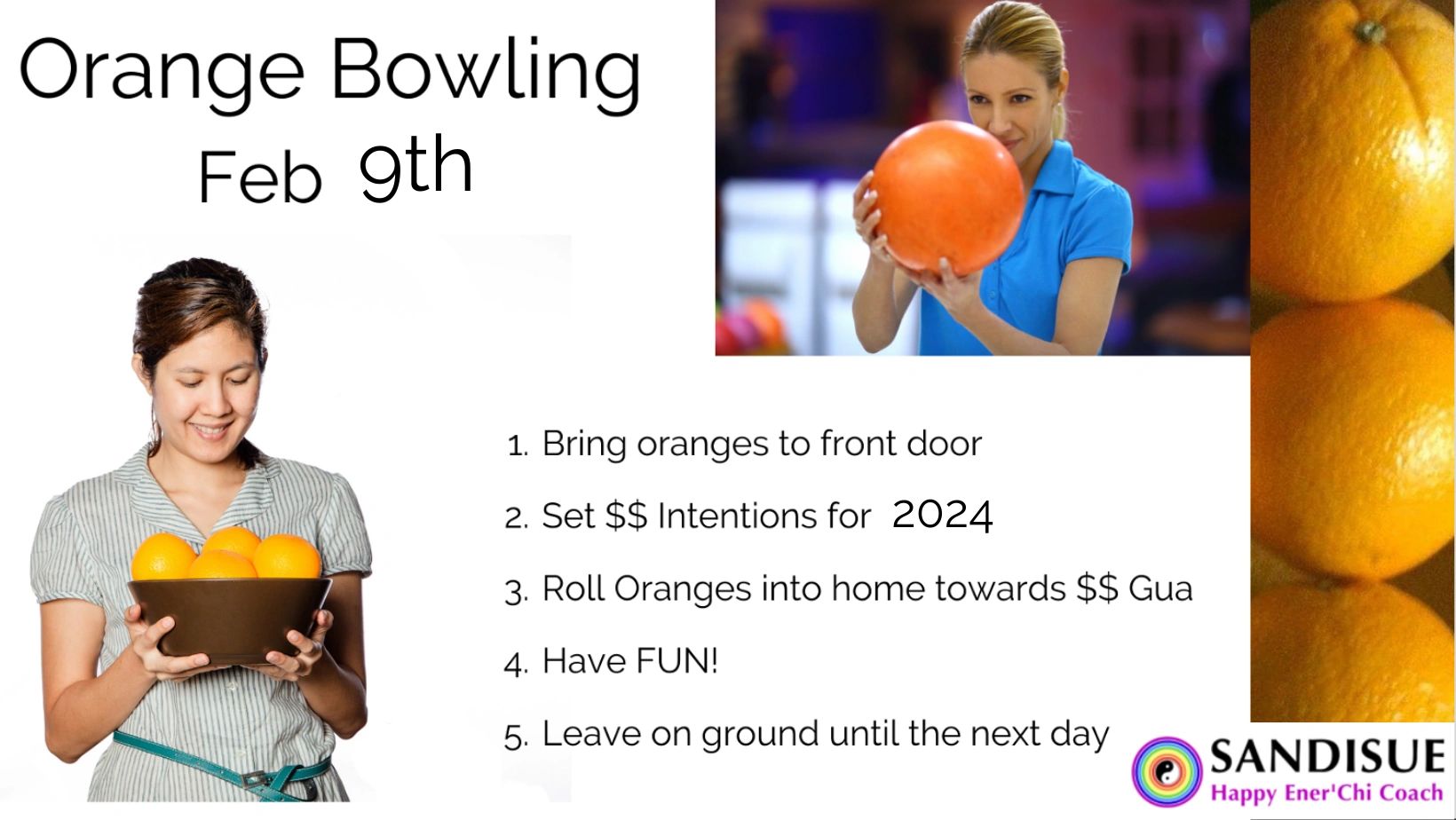 Increase Your Money Luck With Orange Bowling