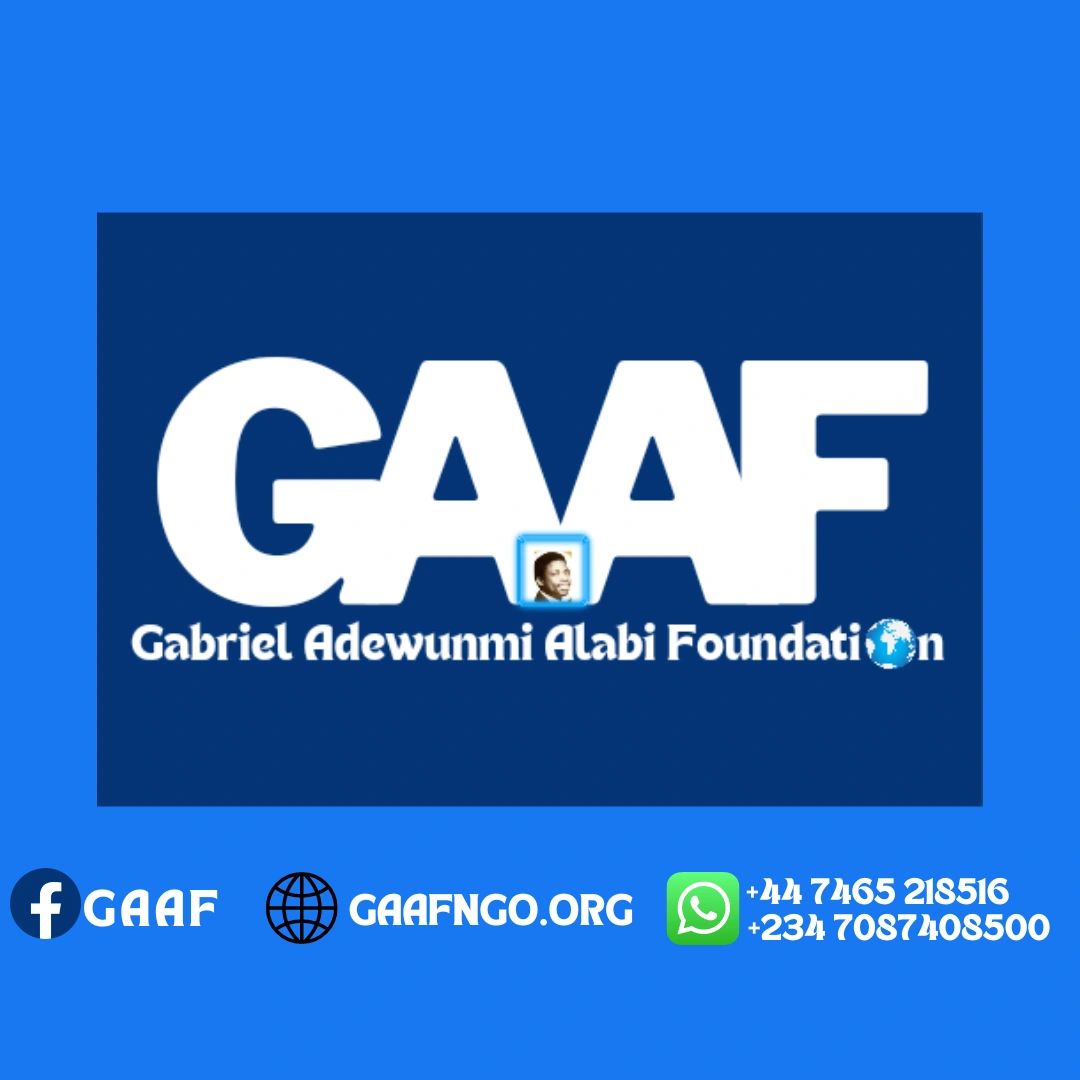 Children's Charity - Gabriel Adewunmi Alabi Foundation (GAAF)