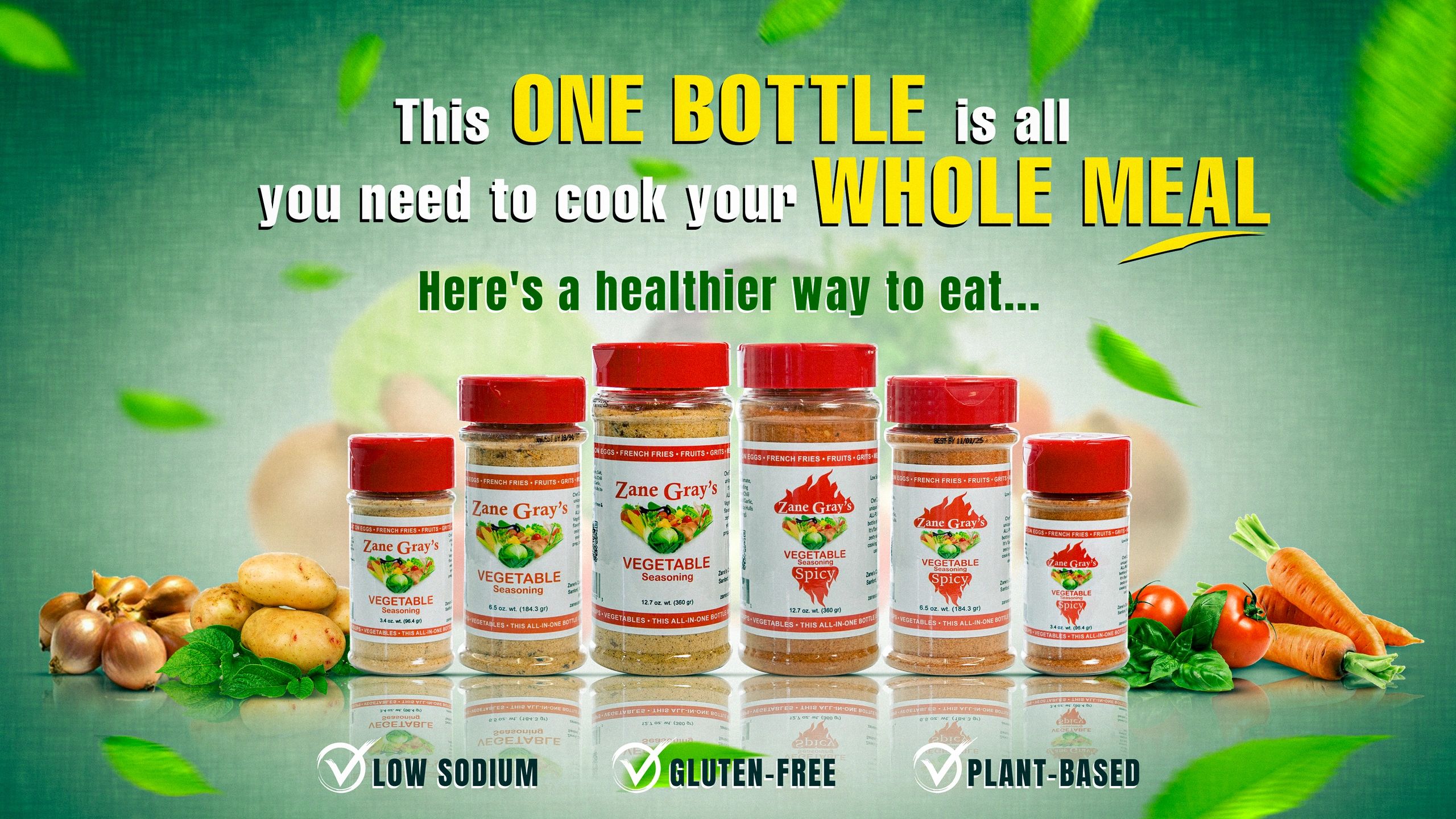 Zane's Gray's Vegetable Seasoning - Vegetable Seasoning